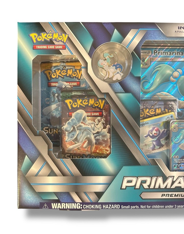 Primarina GX Premium Collection Box Pokemon Sun & Moon + XY Evolutions ...