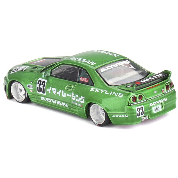 Mini GT 'Kaido House' Nissan Skyline GT-R R33 - Green Metallic | eBay
