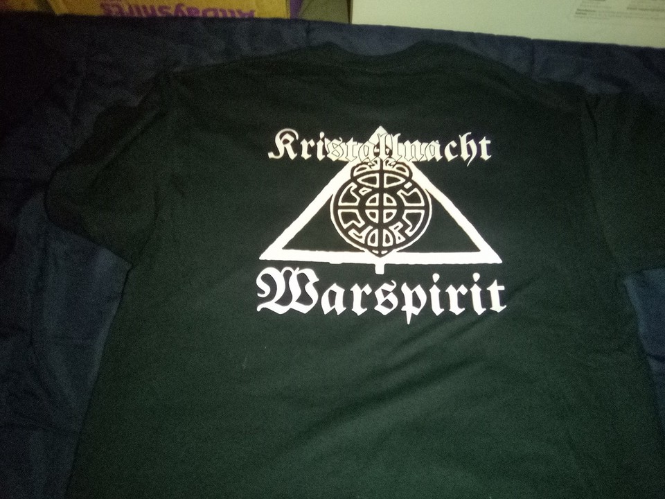 Kristallnacht - Warspirit T Shirt Size XLARGE French Black Metal | eBay