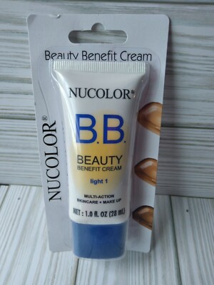 Nucolor BB Beauty Benefit Cream, Multi-Action, Skincare Plus Makeup ...