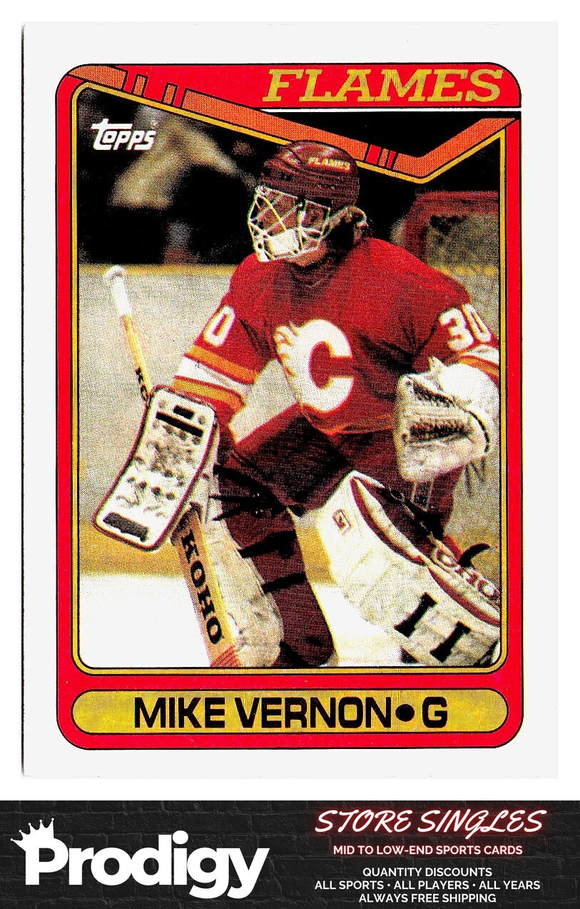 1990-91 Topps - #351 Mike Vernon for sale online | eBay