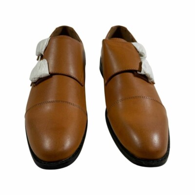X-Ray Men's Madison Double Monk Strap Oxford Shoes- Tan, 8.5US | eBay