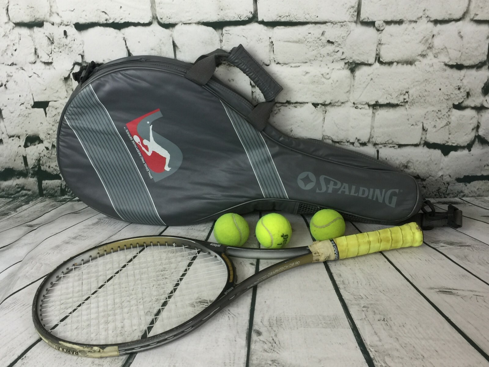 Prince Graphtech DB (Double Bridge) 90 4 7/8" Tennis Racket with ...