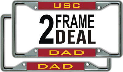 USC DAD License Plate Frames | eBay