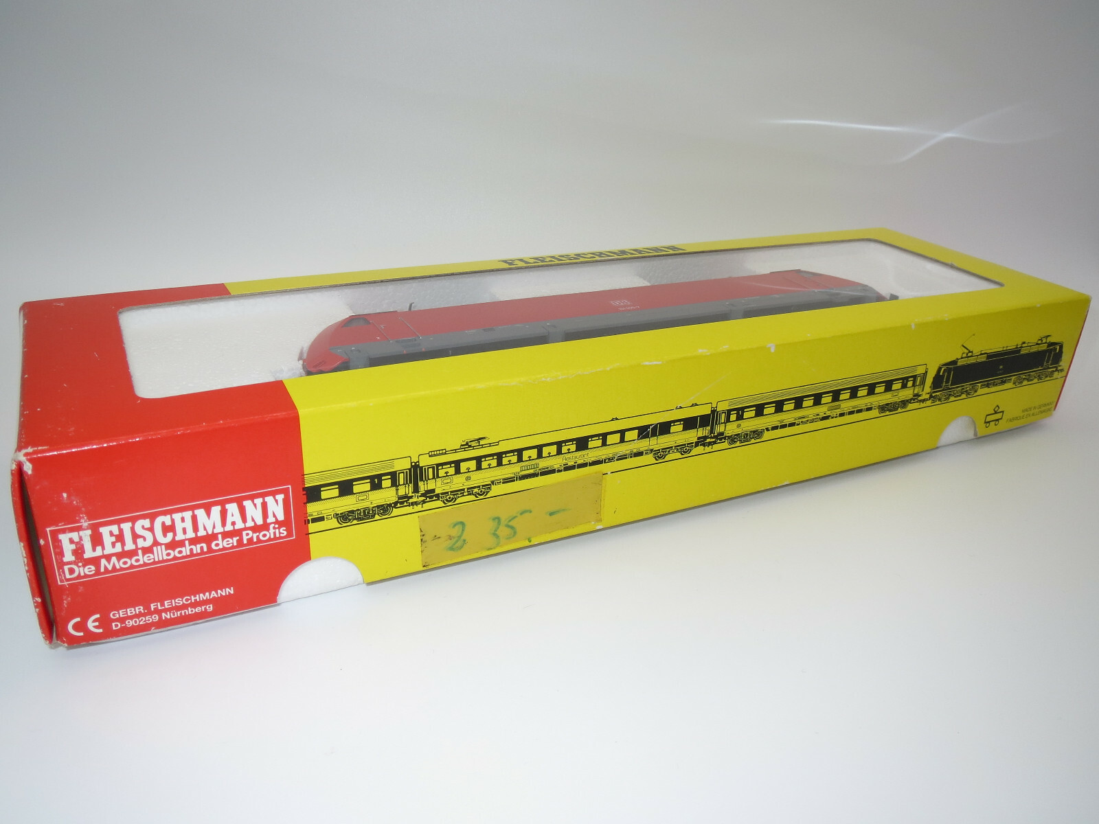 Fleischmann 4355 "Elektrolokomotive-Betriebsnummer: DB 101 005-7" rot ...