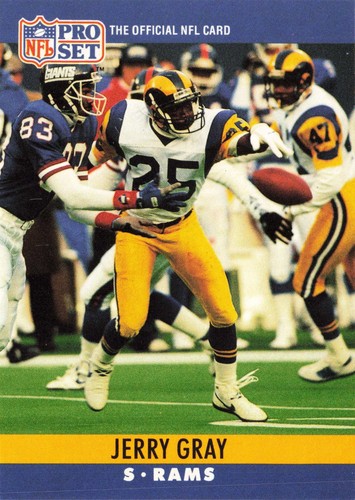 Jerry Gray 1990 Pro Set #166 Los Angeles Rams | eBay