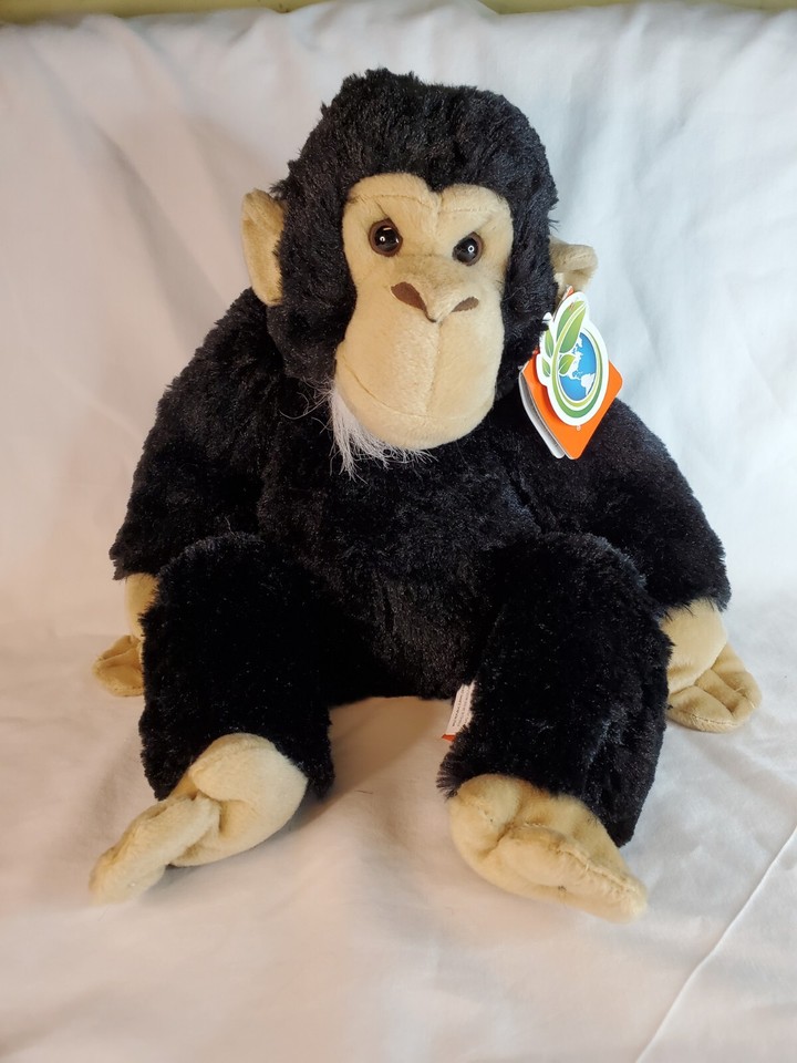 WILD REPUBLIC Plush Chimpanzee Monkey Chimp Stuffed Animal Toy NEW | eBay