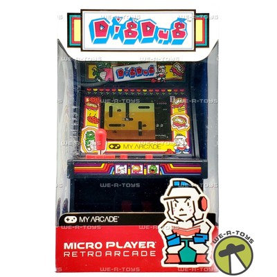 My Arcade Dig Dug Micro Player Retro Miniature Arcade Game 2018 Bandai ...