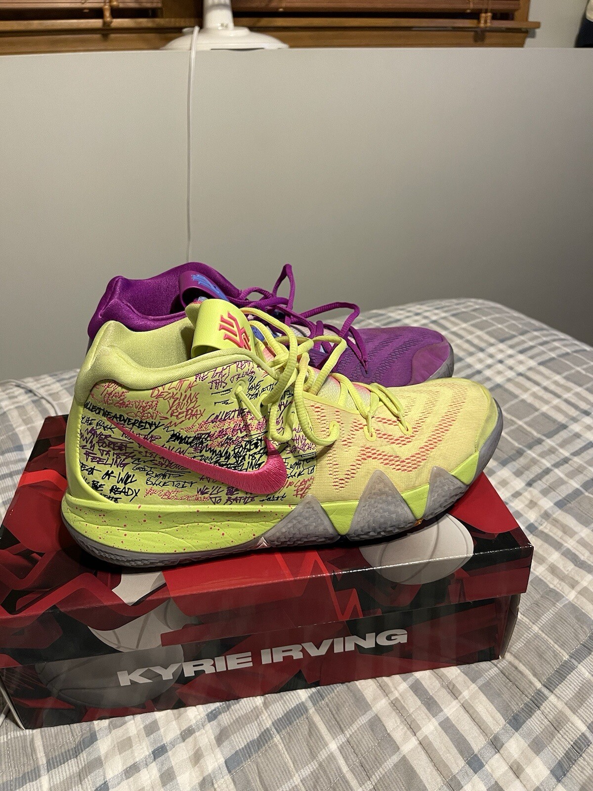 Size 12 - Nike Kyrie 4 Confetti 888412975662| eBay