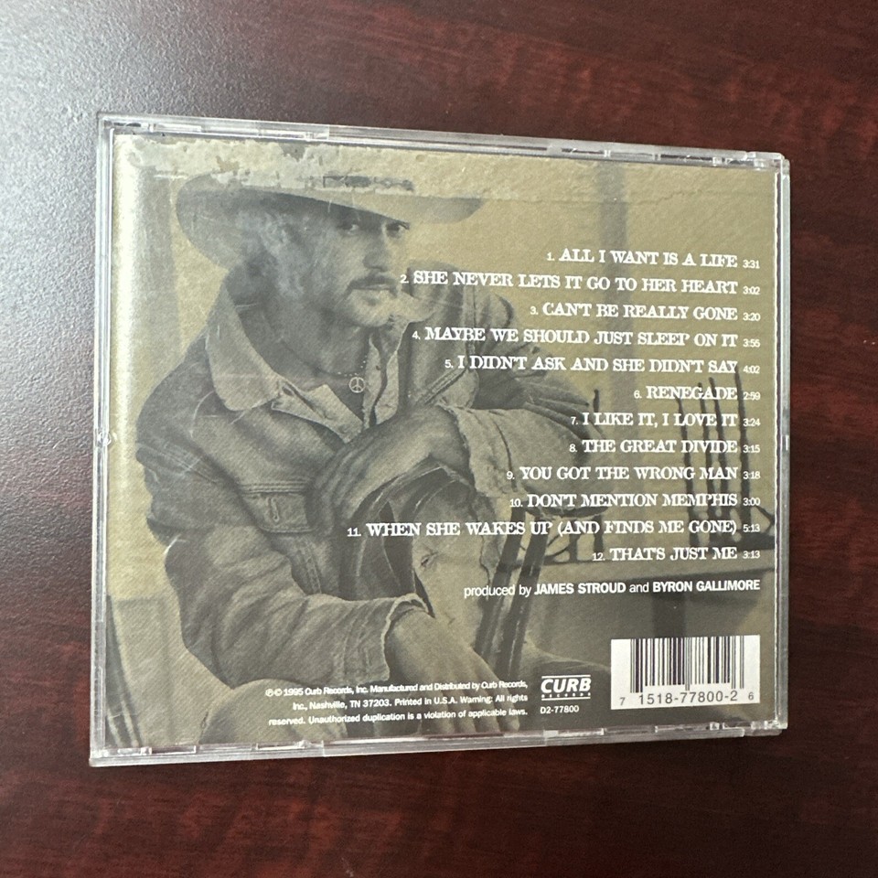 All I Want by Mcgraw, Tim (CD, 1995) 715187780026| eBay