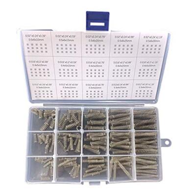 225Pcs Small Compression Spring Assortment 15 Different Sizes Wire ...