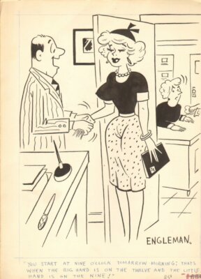 Sexy Dumb Blond - Humorama 1959 art by Earl Engleman | eBay
