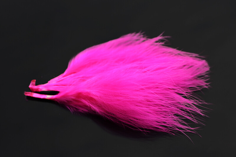 100 pcs Turkey Marabou Blood Feathers Woolly Bugger Streamers Fly Tying ...