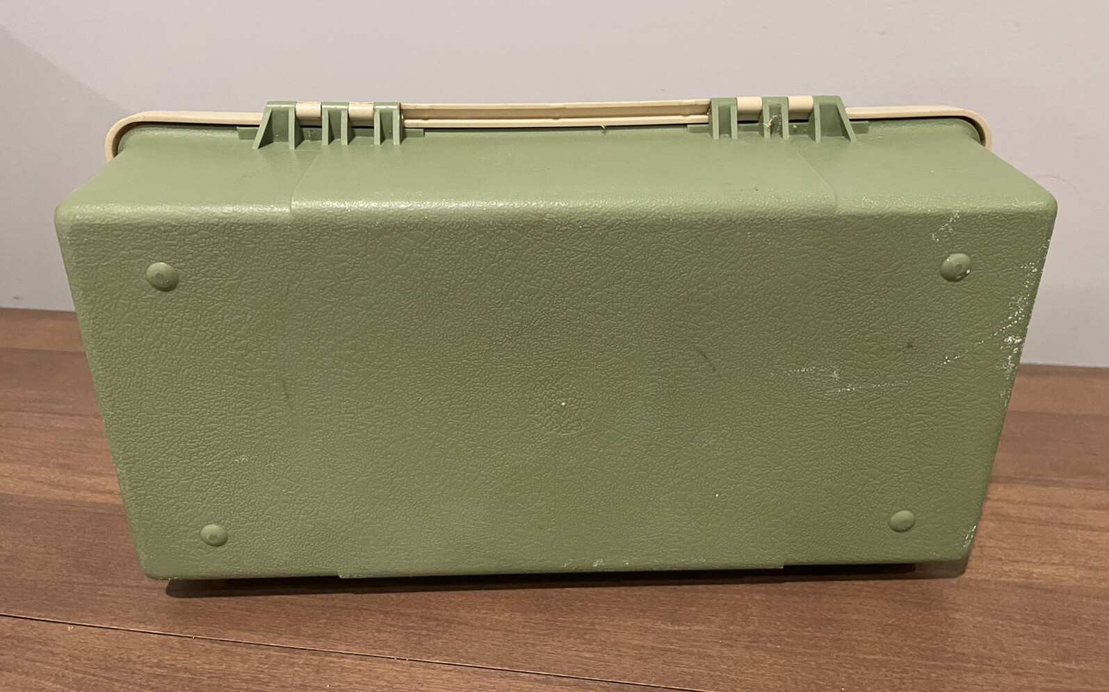 Vintage Plano tackle box 5410 green and tan Made In The USA | eBay