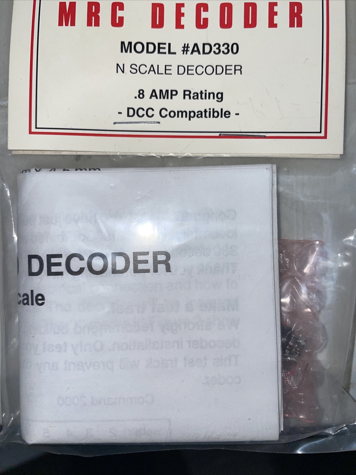 MRC N Scale Decoder AD330 Model Trains New • | eBay