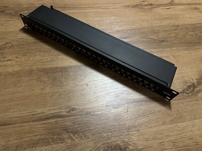DIGITUS Patchpanel 19-Zoll Cat-6A 24-Port RJ45 Geschirmt LSA Patch-Feld ...