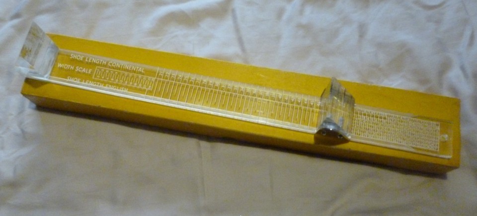 Vintage KORRECTO plastic Foot Measure Stick model No. 1093 in original ...