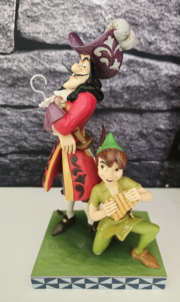 Jim Shore Disney Traditions Peter Pan And Captain Hook "Daring And ...