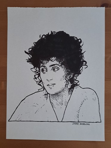 Cher---Original drawing by Jimmy Angelina from the book BE ITALIAN. | eBay