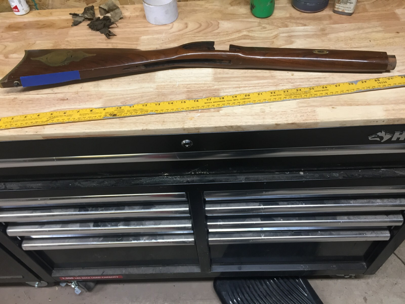 Armi San Marco MSM inc stock w patch box & butt plate hawken muzzle ...