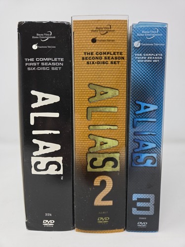 Alias DVD Boxed Sets Seasons 1-3 (18 discs) Jennifer Garner Buena Vista ...