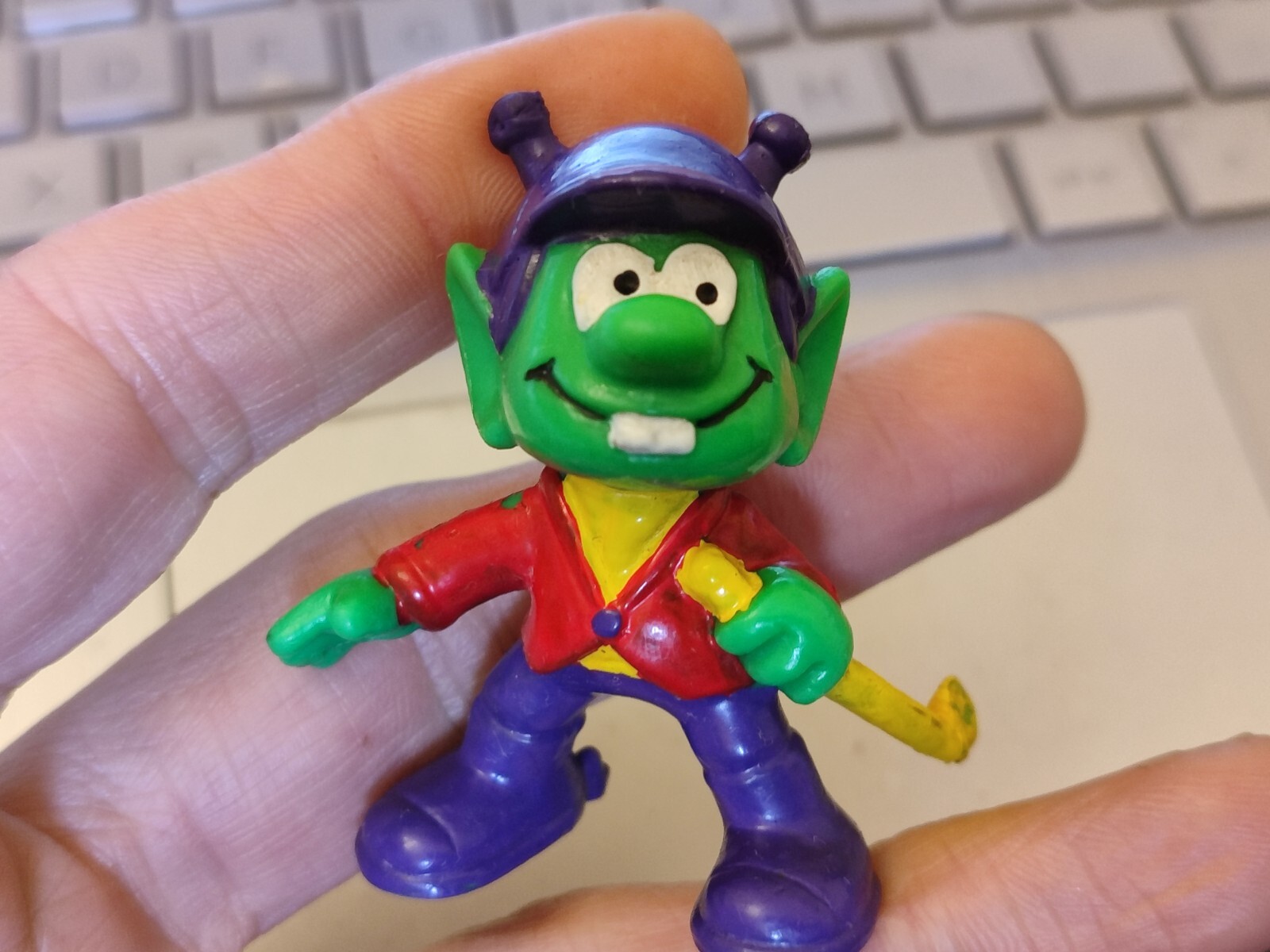 PUFFO ALIENO MARZIANO VERDE Schleich Peyo VINTAGE SMURF | eBay