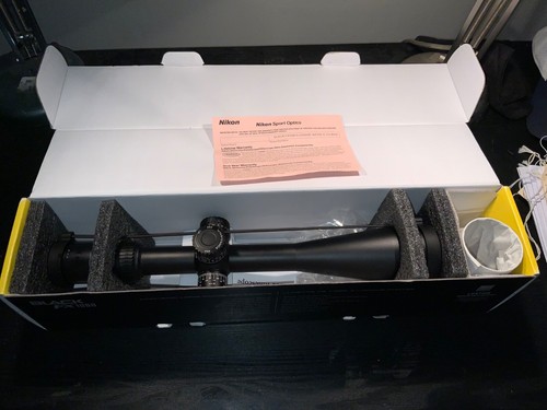 New in Box Nikon Black FX1000 6-24X50SF MATTE Illuminated Reticle FX ...