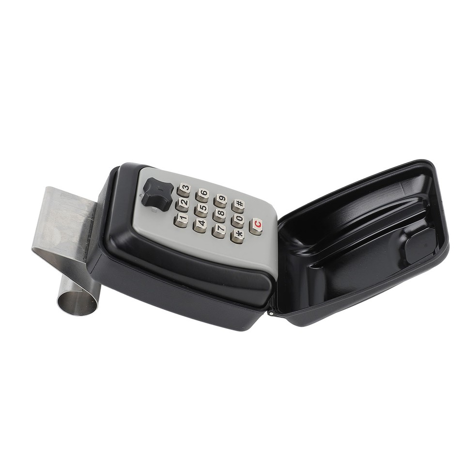 Car Window Key Safe Box Multi-Purpose Push Button Key Lock Box 12 Digit ...