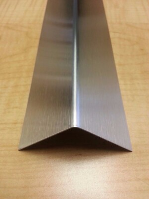 16ga Stainless Steel Corner Guard Angle 2" x 2" x 48" -non hug- | eBay