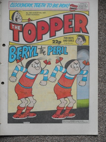 The Topper Comic 8th August 1987 (Issue 1801) | eBay