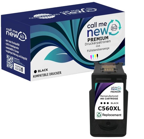 Callmenew Premium INK CARTRIDGE for Canon PG-560 XL Black Pixma TS 5300 ...