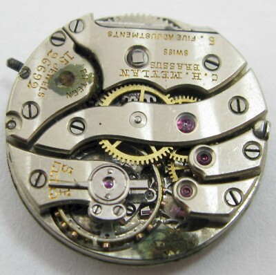 Quality Lady Swiss Watch movement C H Meylan 15 j. 5 adj. fit 2 hands ...