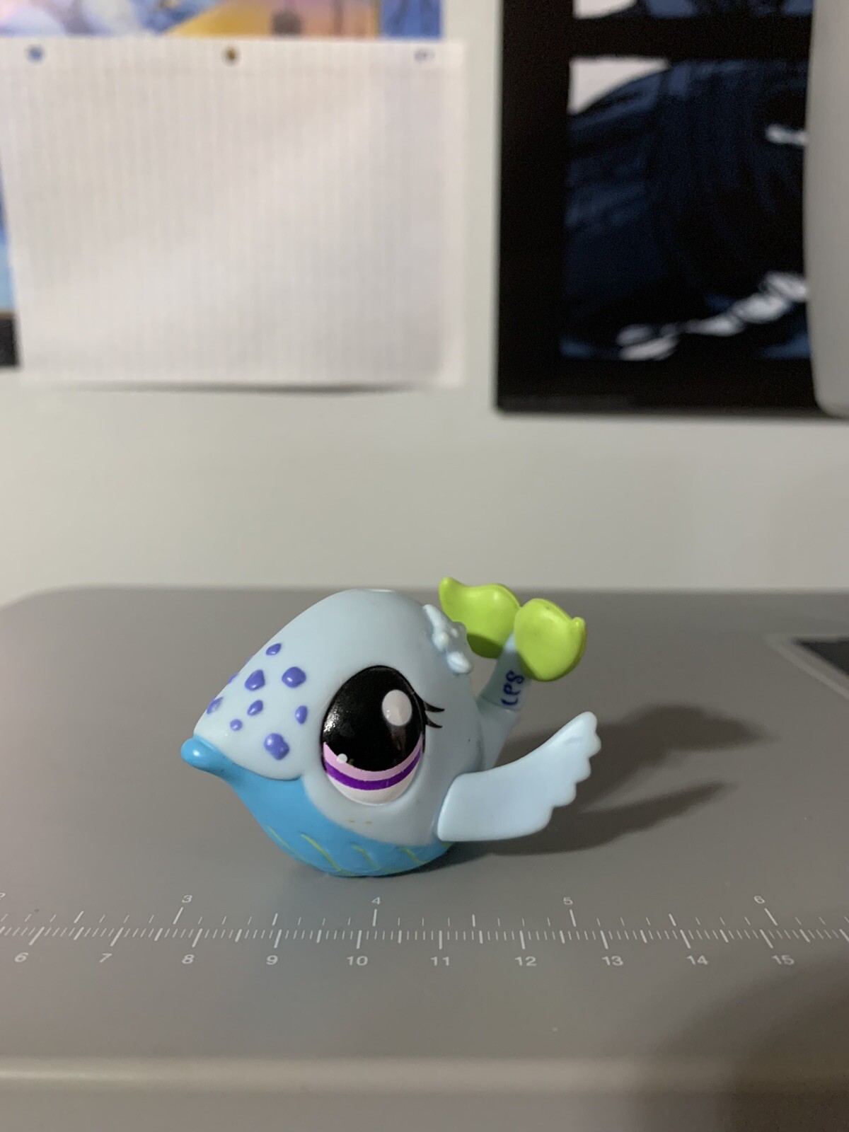 Authentic Littlest Pet Shop LPS Blue Whale Green Take #1675 | eBay
