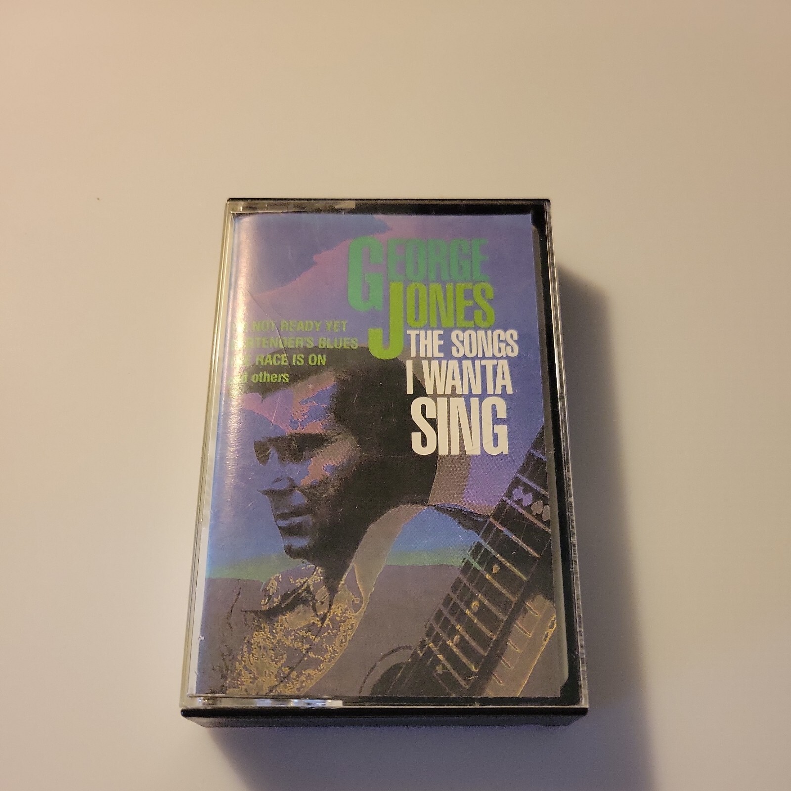 GEORGE JONES "The Songs I Wanta Sing" 1990 Cassette Sony BAT 21679 ...