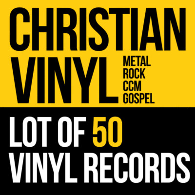 Mix Lot 50 CHRISTIAN VINYL RECORDS *Rock/Gospel/CCM. New/Sealed ...