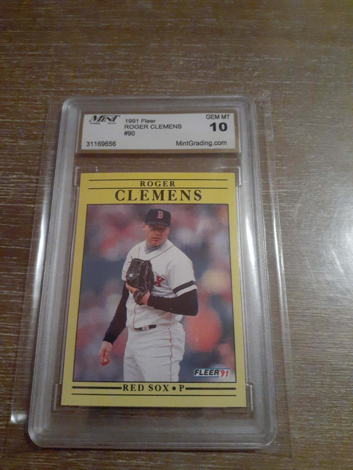 1991 Fleer Roger Clemens #90 PSA 10 Gem Mint Boston Red Sox | eBay