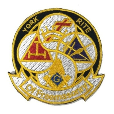 York Rite Bodies Embroidered Patch (3") Style 2 - YRP-4 | eBay
