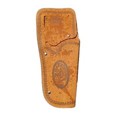 Vintage TOY CAP GUN HOLSTER Brown Suede Leather Children's /Kids Cowboy ...