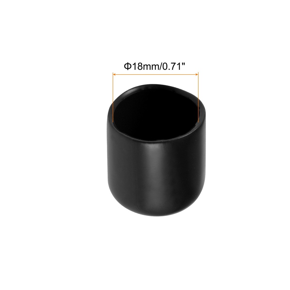 Screw Thread Protector Cover Rubber End Caps for Screw Bolt 18mm ID ...