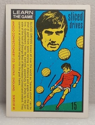 Anglo Confectionery #15 Learn the Game George Best Football Card Exc+ ...
