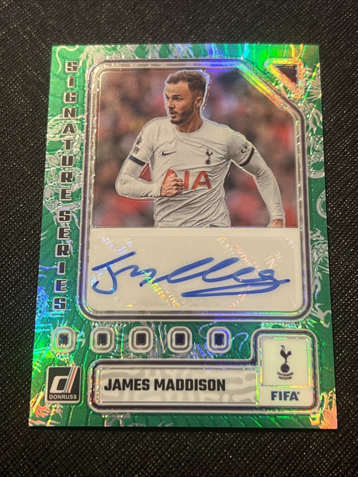 JAMES MADDISON - AUTOGRAPH DRAGON PRIZM #/10 - 23-24 DONRUSS FIFA TMALL ...