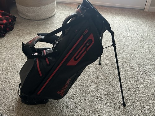 Srixon Waterproof Ultra Light Stand Bag Black/Red | eBay