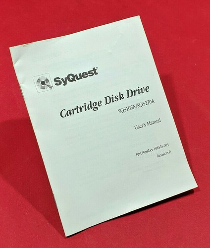 SyQuest Cartridge Disk Drive User Manual | eBay