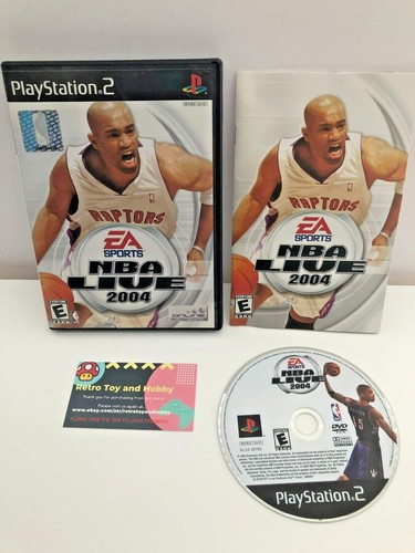 NBA Live 04 EA Sports Sony PlayStation 2 PS2 2004 Game Complete in Box ...