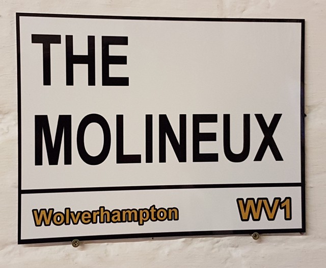 Wolverhampton Wanderers Molineux Street Sign Aluminium Football Wolves ...