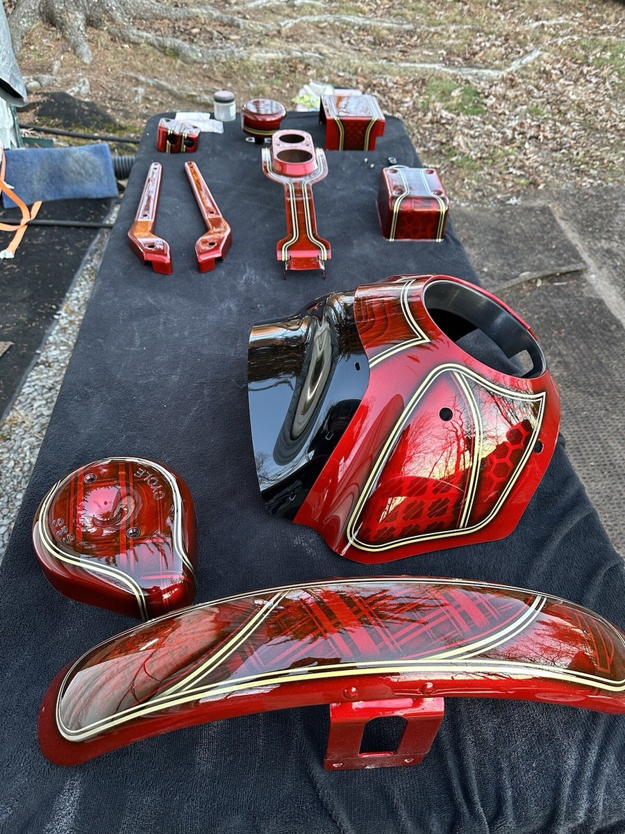 Candy Apple Red Motorcycle Paint Jobs