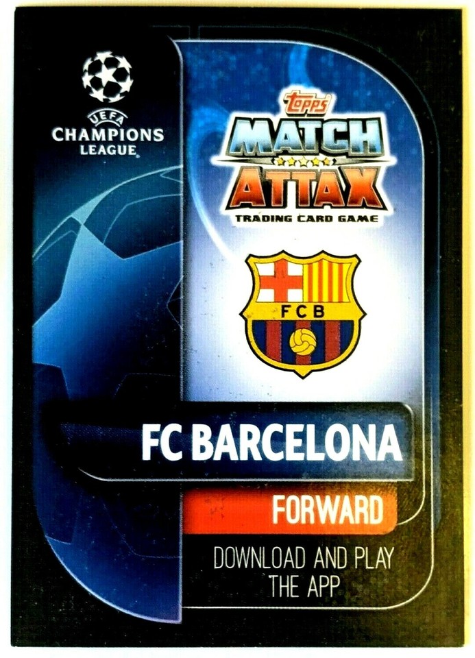 RARE Topps Trading Card MESSI Match Attax Record Holders GOLD SP Soccer ...