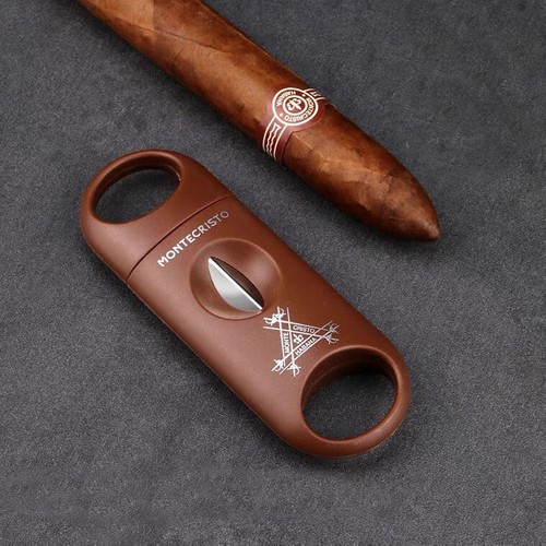 3PC Pocket Stainless Steel Cigar Tools Set Cigar Cutter V-Cut Sharp ...