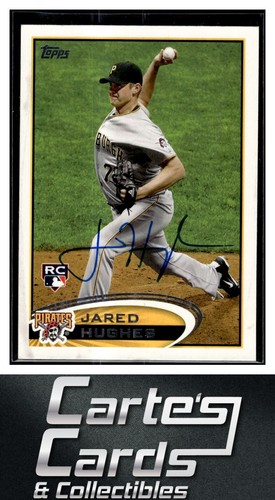 Jared Hughes 2012 Topps #175 RC Pittsburgh Pirates TTM/IP Signed ...