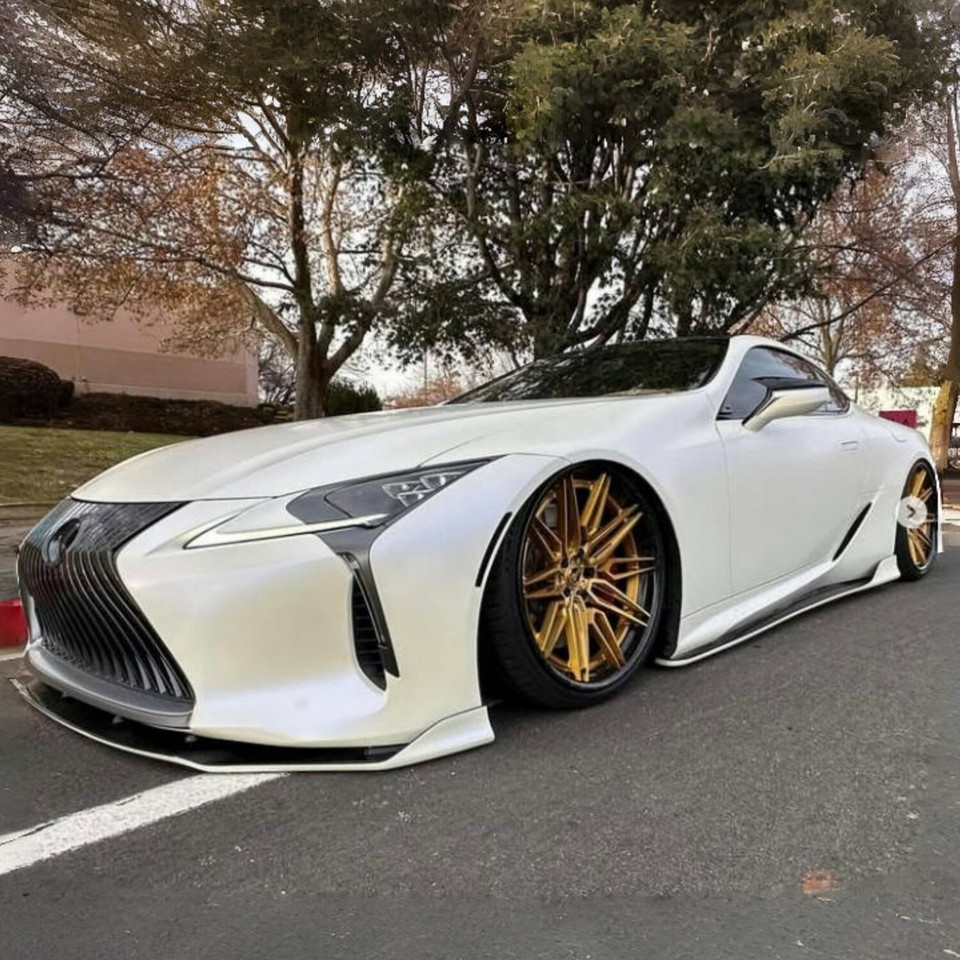 Front Bumper Lip Spoiler Side Skirts Rear Lip For Lexus LC500 LC500h ...